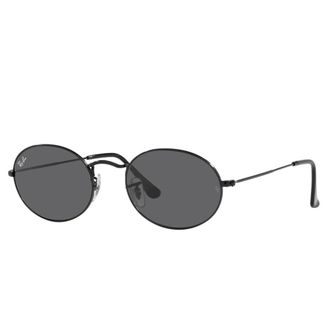 Ray-Ban unisex, Accessoires, Noir, Taille: 54 MM Lunettes de soleil ovales vintage