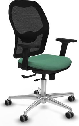 Piqueras y Crespo Isomalla Jorquera Stuhl mit 2D-Armen, h&ouml;henverstellbare Lendenwirbelst&uuml;tze, ausgestattet mit Syncro/Traslack und eingespritztem Schaum. Mit Rollen von