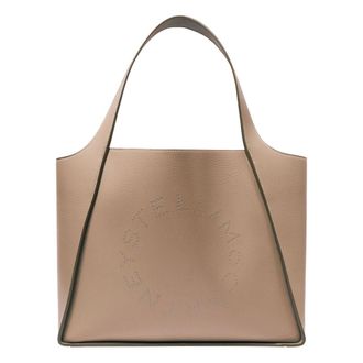Stella McCartney Logo Tote - - Bags - Damen - Beige - ONE SIZE