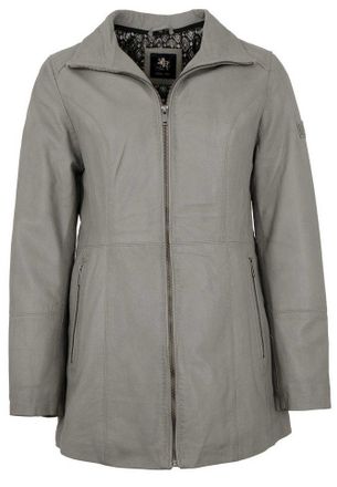 Otto Kern Lederjacke Donna/L OTTO KERN - Damen Ledermantel Longjacke Lammnappa grau