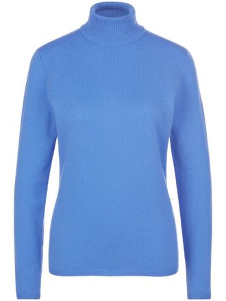 Peter Hahn Rollkragen-Pullover aus Schurwolle und Kaschmir Peter Hahn blau