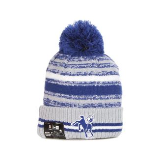 New Era NFL Sport Strickm&uuml;tze mit Bommel - - Accessories - Herren - Blau - ONE SIZE