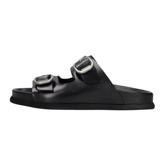 Shabbies Amsterdam Inga Buckles Slide - - Shoes - Damen - Schwarzk - 40 EU