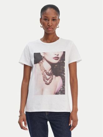 Guess T-Shirt W6RI57 K9RM1 Wei&szlig; Classic Fit