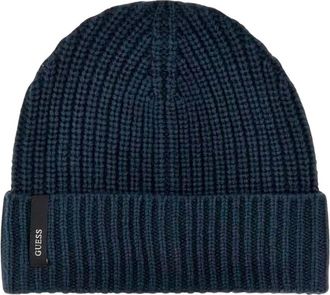 Guess Patch Logo Beanie - - Accessories - Damen - Blau - M