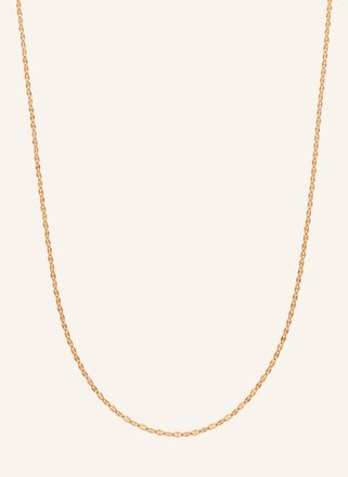 Leaf Halskette Shiny Twist Aus 14 Karat Ros&egrave;gold rosegold