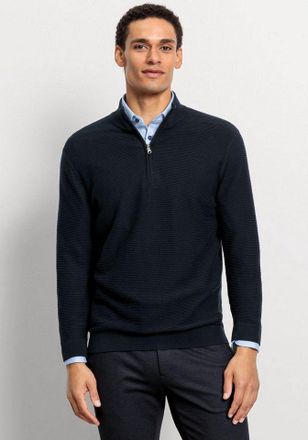 Olymp Troyer OLYMP Strick Casual mit modischer Struktur