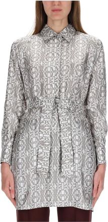 Max Mara Femme, Blouses et Chemises, Beige, Taille: 34 FR Silk Shirt