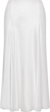 Alberta Ferretti Mittellanger Rock - Weiß