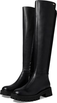 Michael Kors Bottes Asher pour femme, noir, 38.5 EU