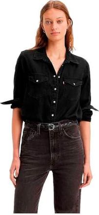 Levi's Femme Iconic Western Chemise à Bouton Bas, Dark Ages, XS