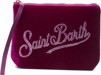 MC2 Saint Barth Femme, Sacs, Violet, Taille: ONE Size Aline Velvet Pouch