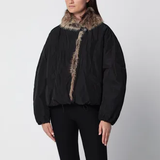 Isabel Marant Schwarzer Charone-Kurzparka aus Polyester