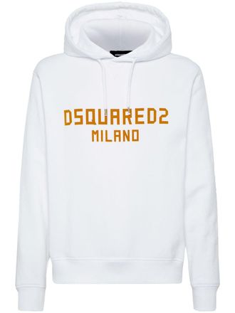 Dsquared2 hoodie à logo imprimé - Blanc