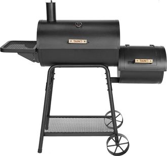 Taino KAMAYO Fumoir Barbecue dangle Grill &agrave; charbon de bois Petit chariot de barbecue BBQ