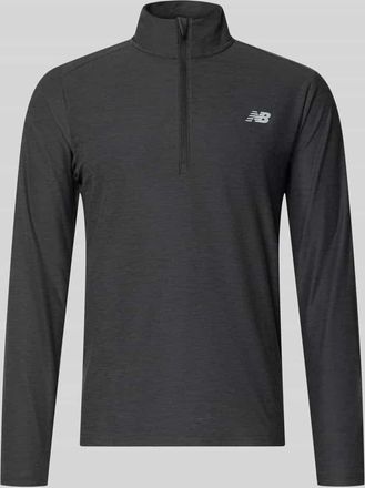 New Balance Regular Fit Sweatshirt mit Troyer-Kragen