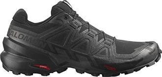 Salomon Homme Speedcross 6 Running Shoes, Black, 47 1/3 EU
