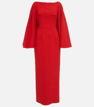 Emilia Wickstead Midikleid Niesha aus Crêpe