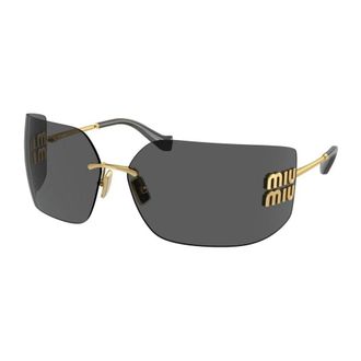 Miu Miu Irregular Sonnenbrille - - Accessories - Damen - Gelb - ONE SIZE