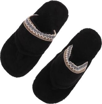 Garneck Pantoufles Intérieur Femme Légers et Chauds Semelle Épaisse Isolante Confort Respirant Mules