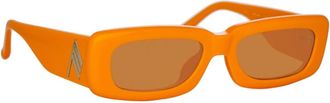 The Attico Authentische Mini Marfa Brille - - Accessories - unisex - Orange - ONE SIZE