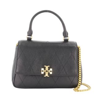 Tory Burch Mini Charlie Quilted Top-Handle Crossbody - Femme - Sacs - Noir - Taille: ONE Size