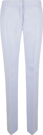Tom Ford Femme, Pantalons, Violet, Taille: 36 FR Pantalon Droit Tailleur en Laine L&eacute;g&egrave;re Double Face