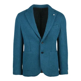 L.B.M. 1911 L.b.m. 1911, Homme, Vestes, Bleu, Taille: M Blazer en Maglia