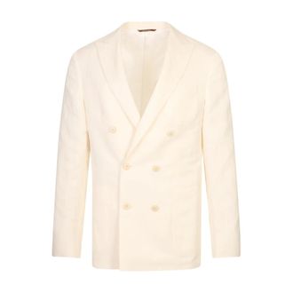 Canali Homme, Costumes, Beige, Taille: 2XL Ax03156 Overshirt