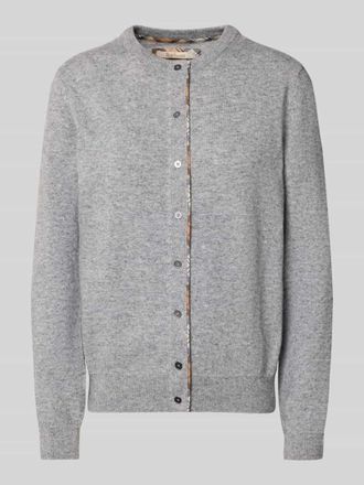 Barbour Regular Fit Strickjacke aus Woll-Baumwoll-Mix Modell PENDLE