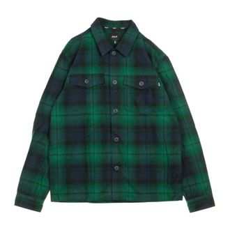 HUF Lang&auml;rmeliges Webhemd - - Shirts - Herren - Mehrfarbig - L