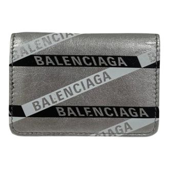 Balenciaga Portefeuille Bi-fold Pre-owned - Femme - Pre-owned - Gris - Taille: ONE Size