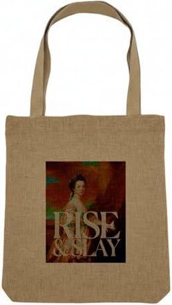 Fabulous Sac Shopping Tote Bag Aspect Lin - Rise & Slay Collage Vintage Illustration Art Meme Humour Parodie Reine Zoomer Millenials - Sac de Courses Toile Epa