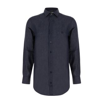 Etro Homme, Chemises, Bleu, Taille: L Chemise Manches Longues Col Classique
