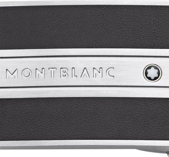 Montblanc Ceinture &agrave; boucle en cuir