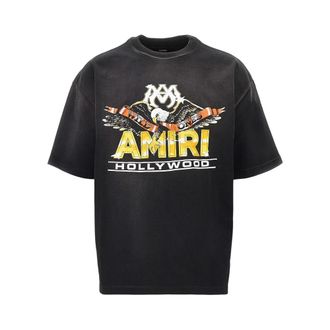 Amiri MA Eagle Oversized T-Shirt - - Tops - Herren - Schwarzk - M