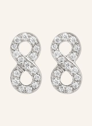 Cada Cada Ohrstecker Tiny Infinity silber