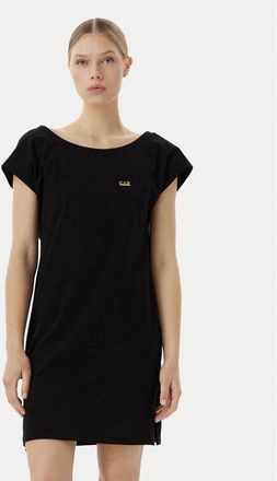 Emporio Armani Sommerkleid 7W001478 AF10373 UC001 Schwarz Relaxed Fit