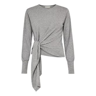 Liviana Conti Zafira Rundhals-Strickpullover - - Knitwear - Damen - Grau - S