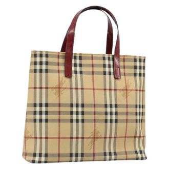 Burberry Sac cabas vintage Pre-owned - Femme - Pre-owned - Beige - Taille: ONE Size