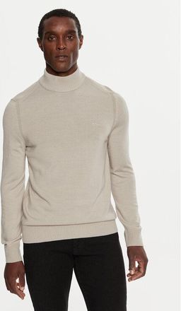 HUGO BOSS Rollkragenpullover Avac_M 50501761 Beige Slim Fit