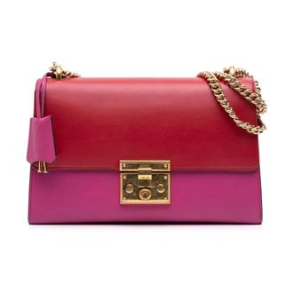 Gucci Sac bandouli&egrave;re en cuir pr&eacute;-poss&eacute;d&eacute; - Femme - Pre-owned - Rose - Taille: ONE Size