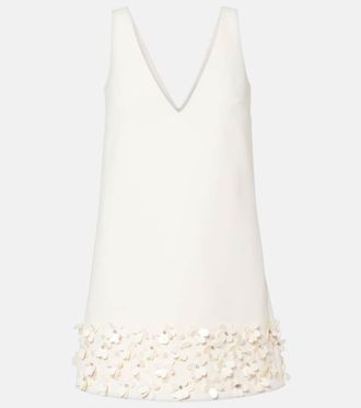 Self Portrait Bridal Verziertes Minikleid aus Crêpe