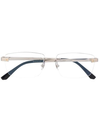 Cartier Rahmenlose Brille - Silber
