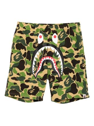 A Bathing Ape short à imprimé graphique - Vert