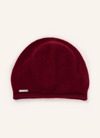 Seeberger Seeberger Cashmere-M&uuml;tze Baske rot