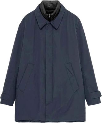 KRAKATAU Homme, Manteaux, Bleu, Taille: XL Bleriot Qm549 Parka