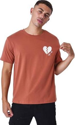 Project X Paris T-Shirt Coeur bris&eacute; Marron L