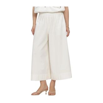 Moss Copenhagen Wide Hosen - - Trousers - Damen - Beige - M