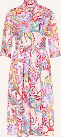 Milano Milano Italy Hemdblusenkleid Mit 3/4-Arm rosa